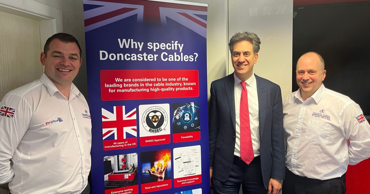 Visit to Doncaster Cables - Ed Miliband