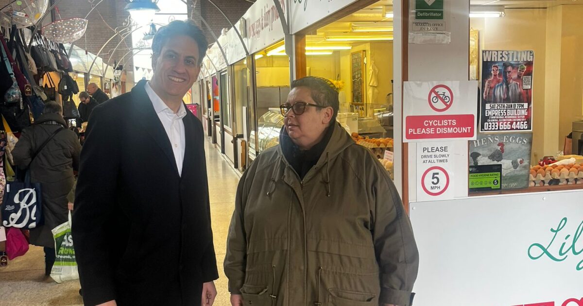 Visit to Mexborough Market - Ed Miliband